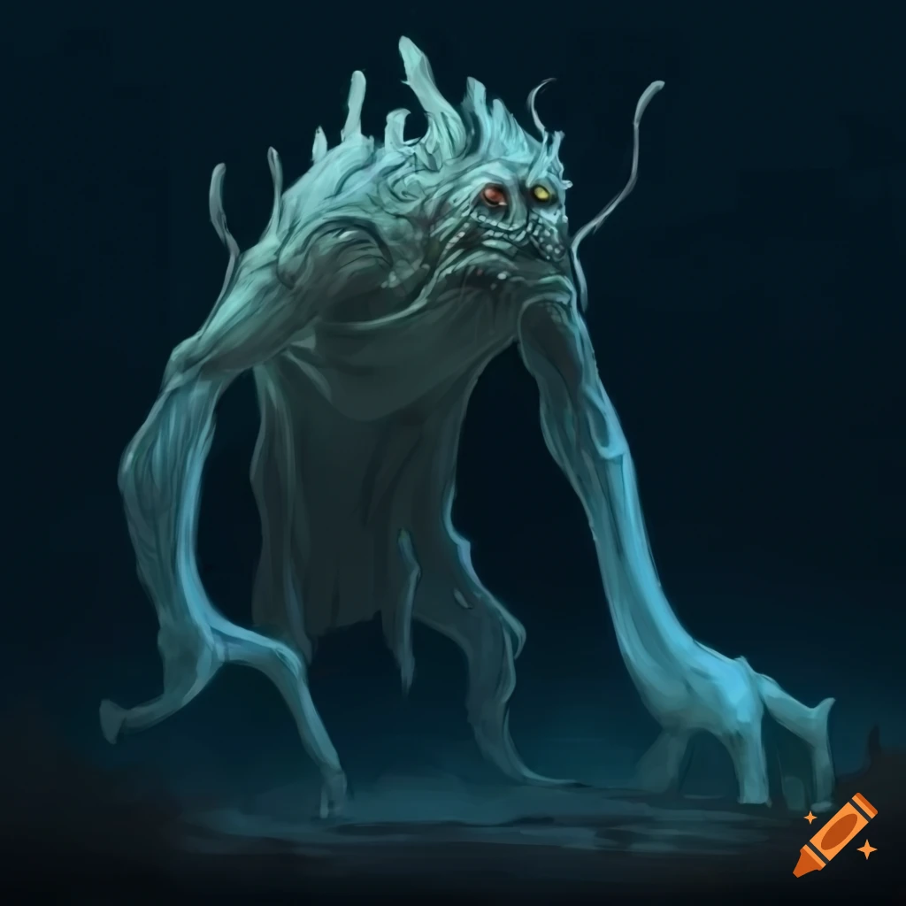 Aboleth monster on Craiyon