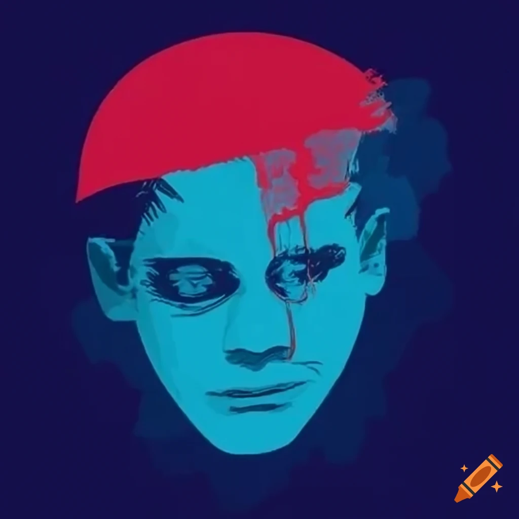 Face of a man with expressions of doubt and uncertainty on Craiyon