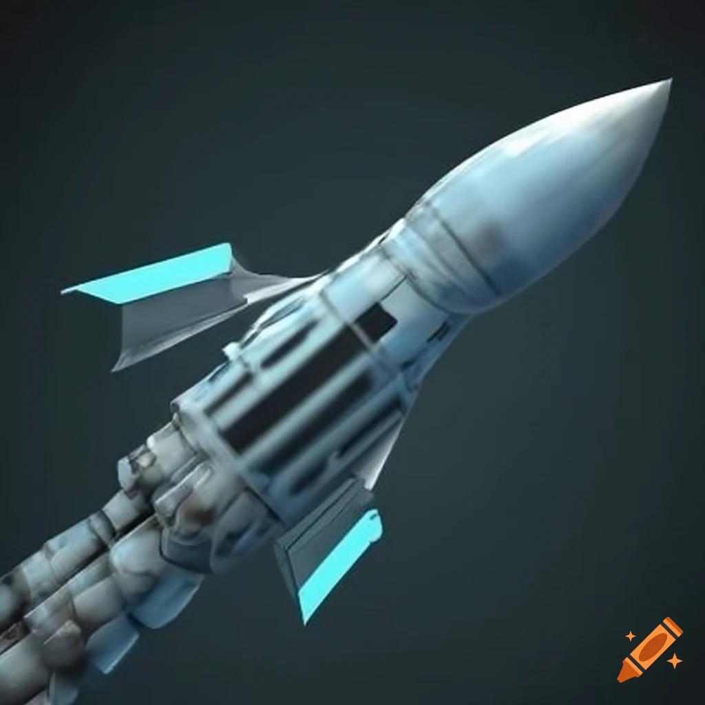 Alien-made missile on Craiyon