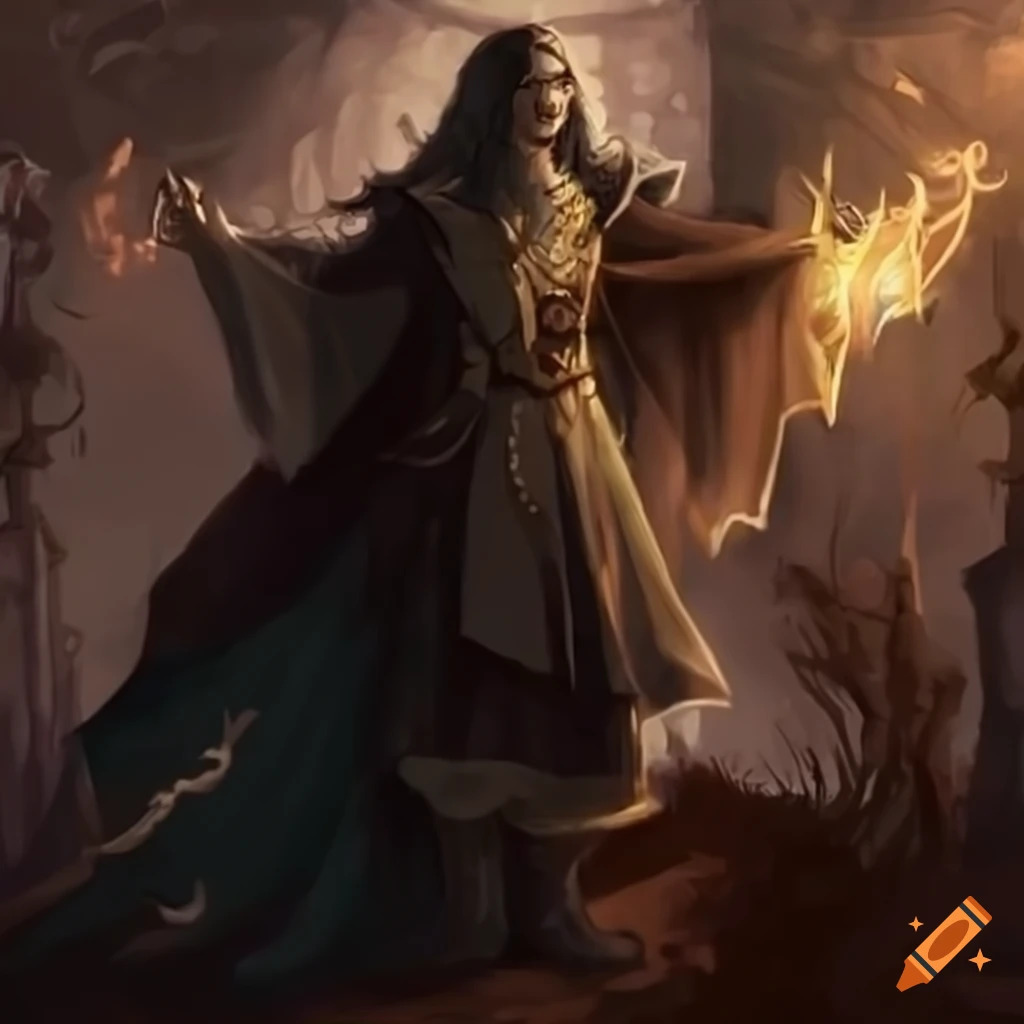 High elven wizard from the d&d universe on Craiyon