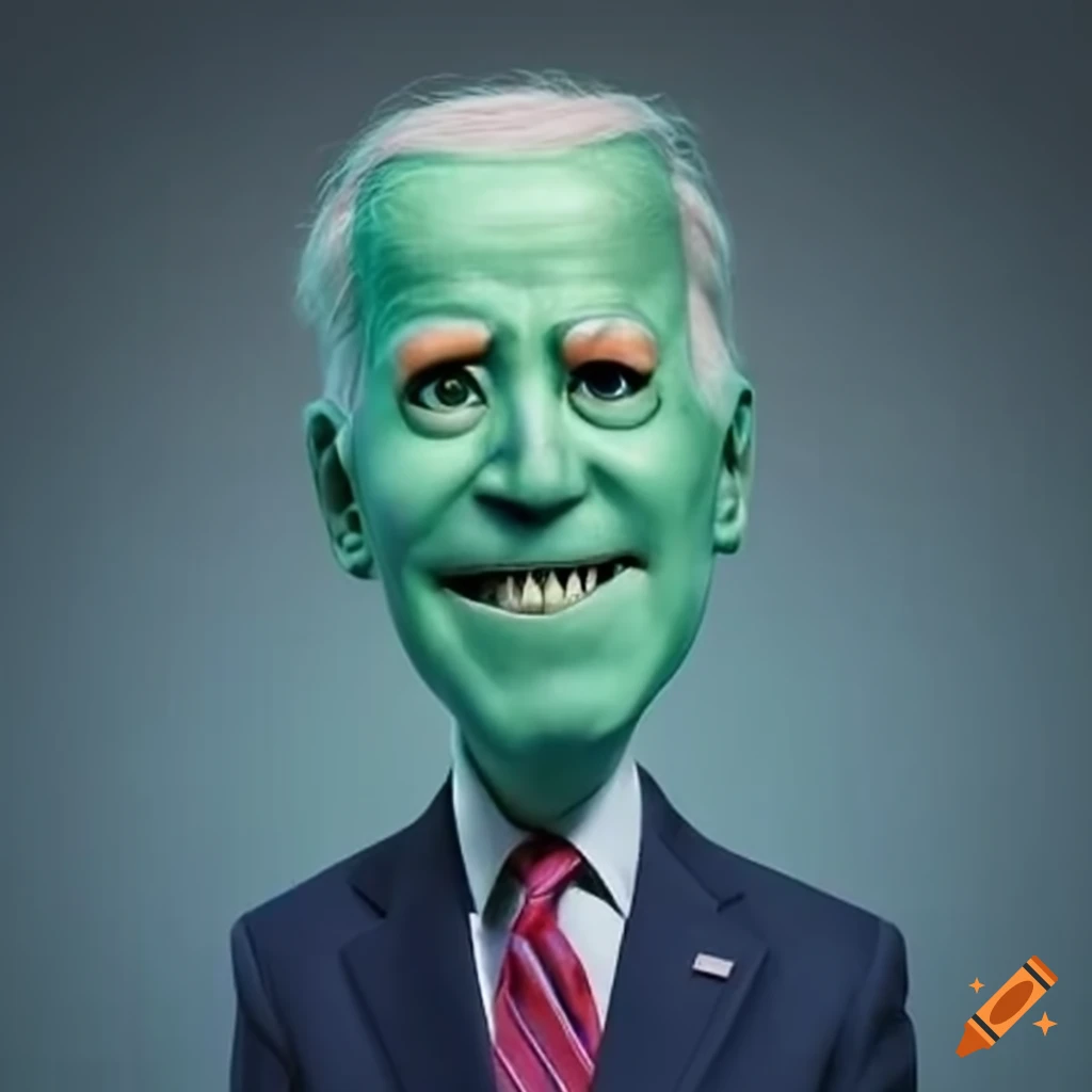 Blend of Monsters vs Aliens character Bob and U.S. President Joe Biden ...