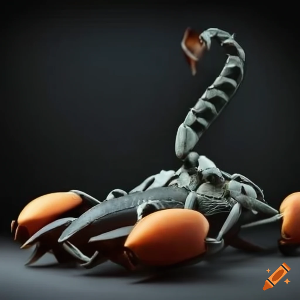 Scorpion car on Craiyon