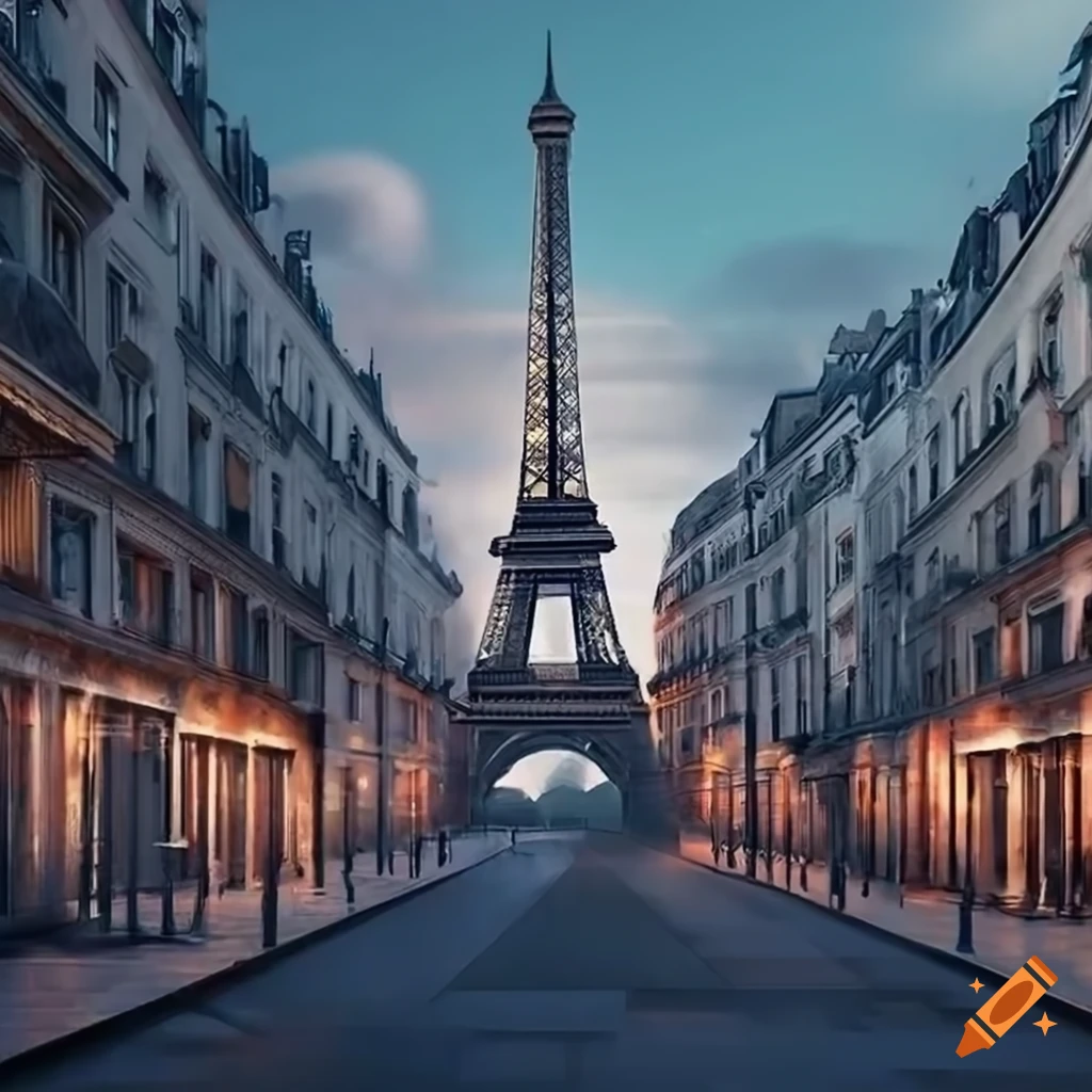 Stunning hyper-realistic cgi paris cityscape on Craiyon