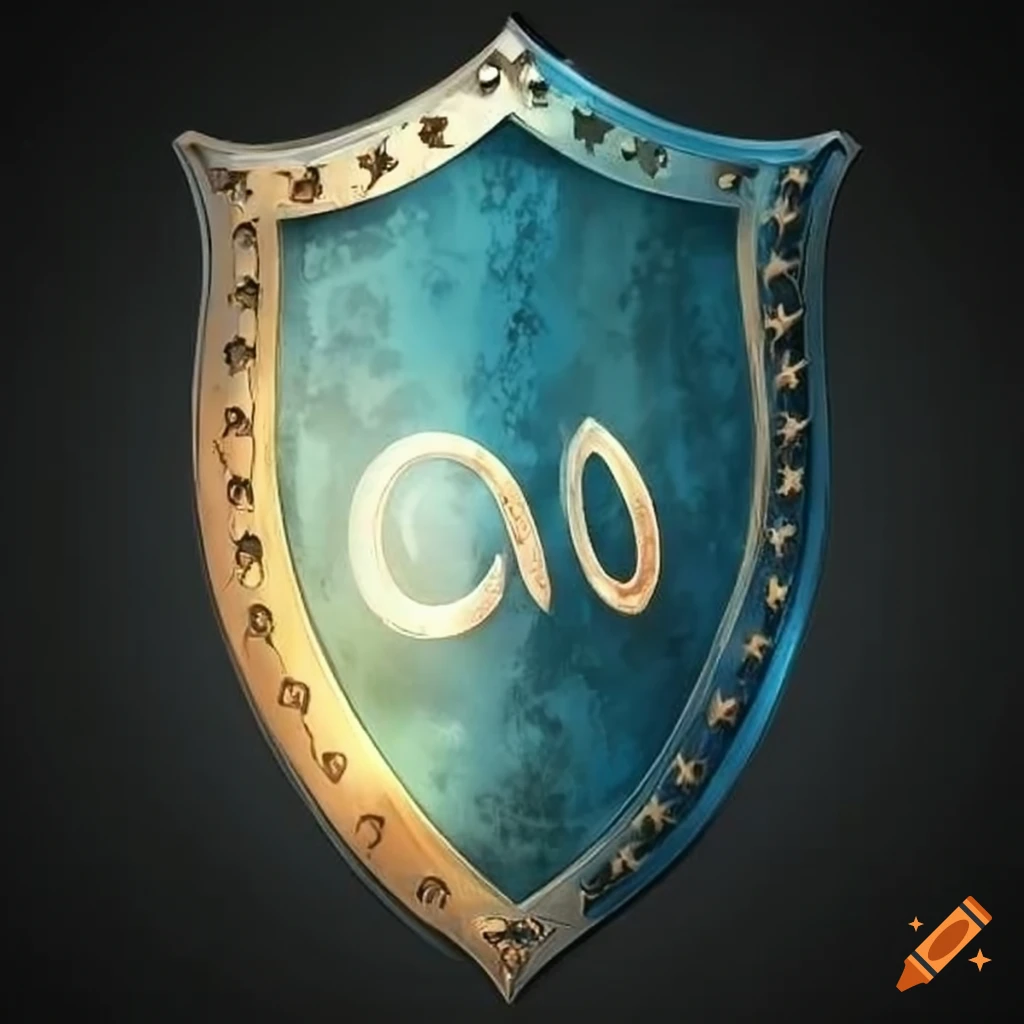 Shield with g q inscription on Craiyon