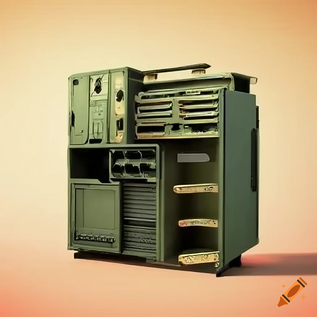 Sci-fi military console on Craiyon