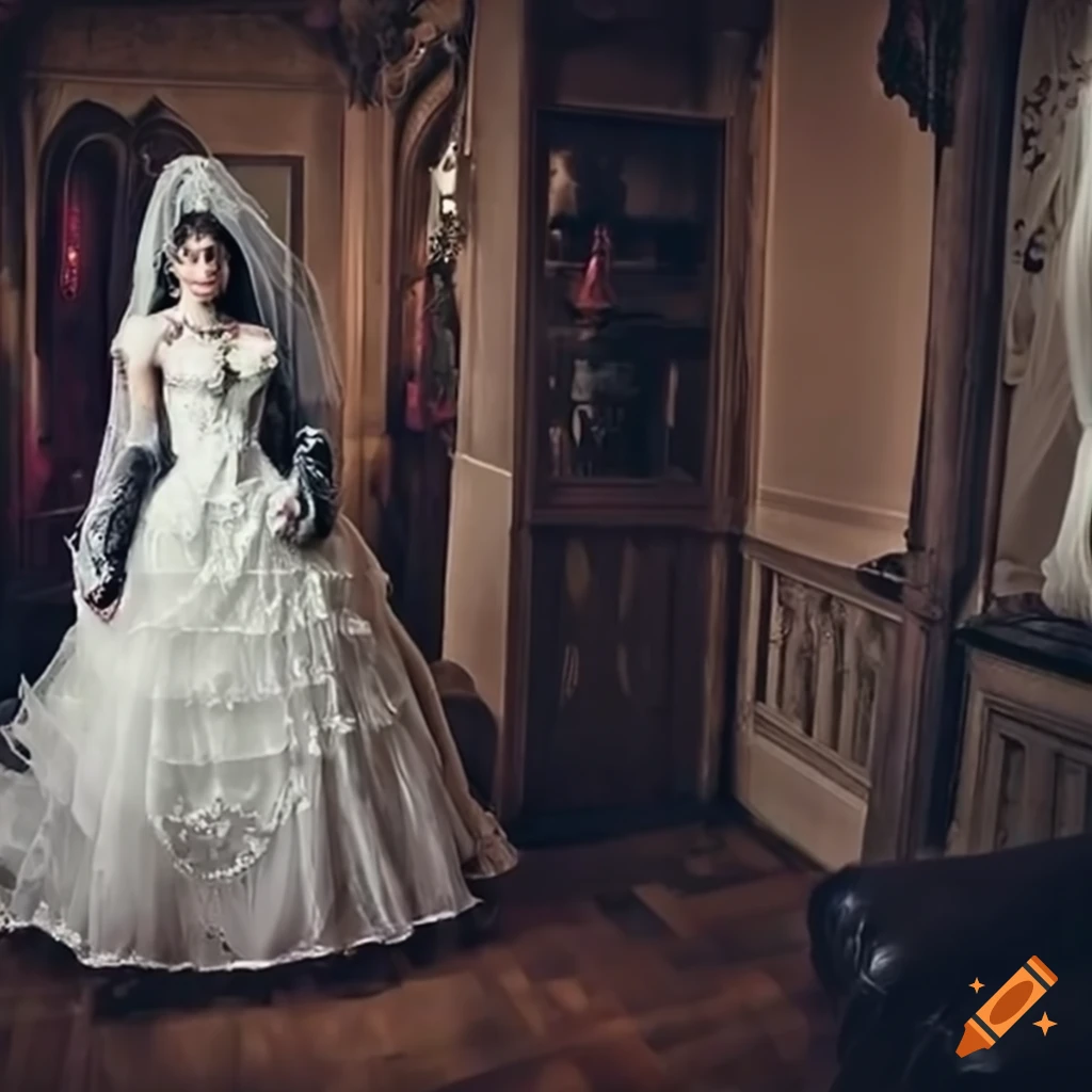 Haunted mansion wedding dress 60 photos - Vianawedding.com