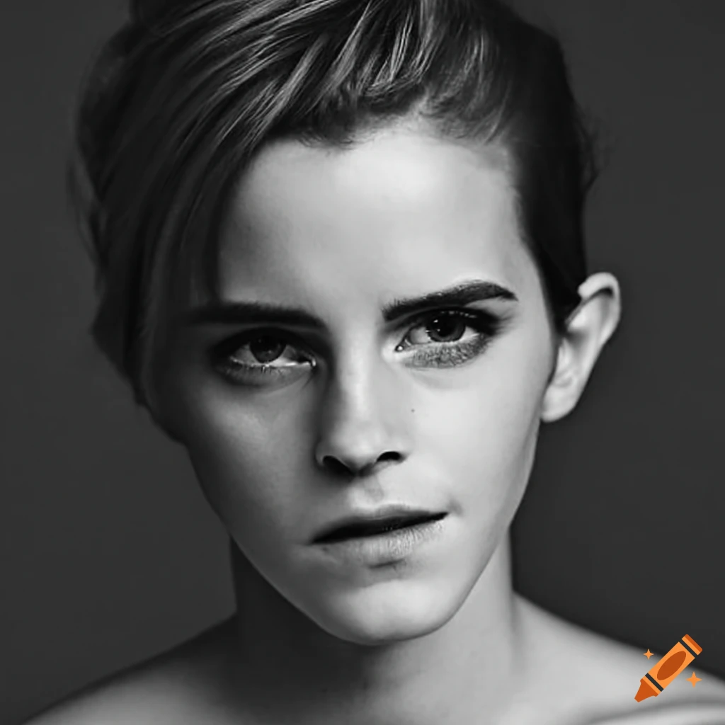 Emma watson turns around in anger on Craiyon