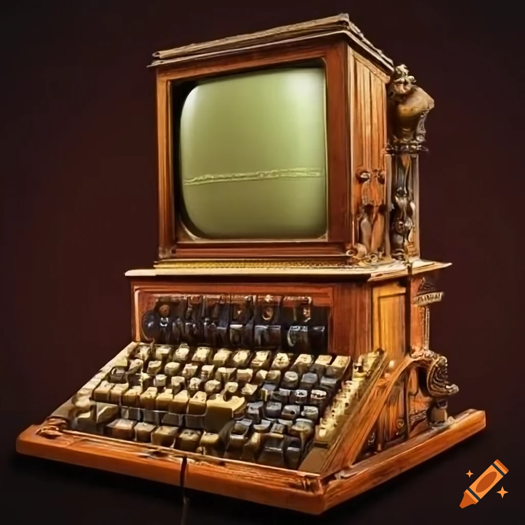 Victorian era computer on Craiyon