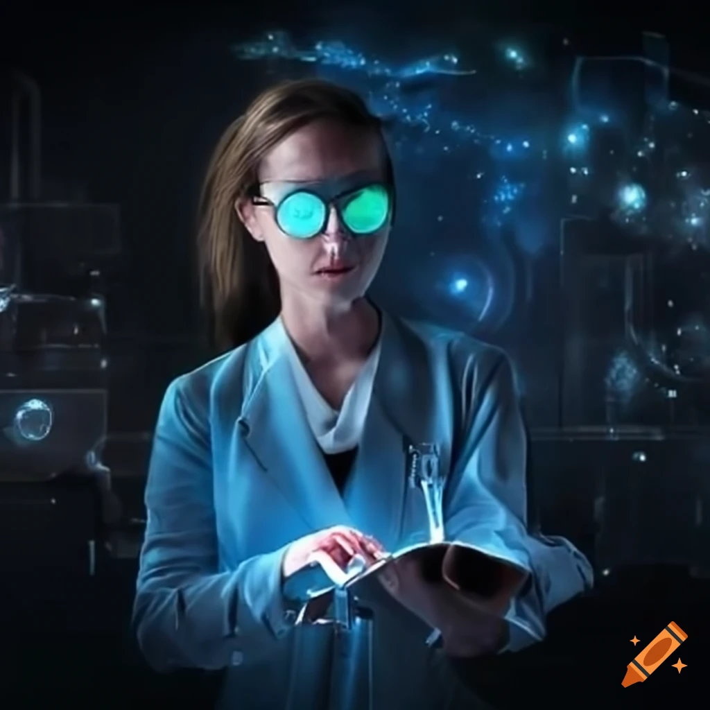 Physicist working on Craiyon