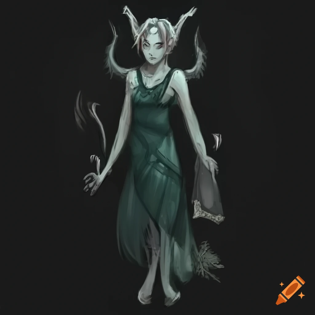 Changeling d&d natural form on Craiyon