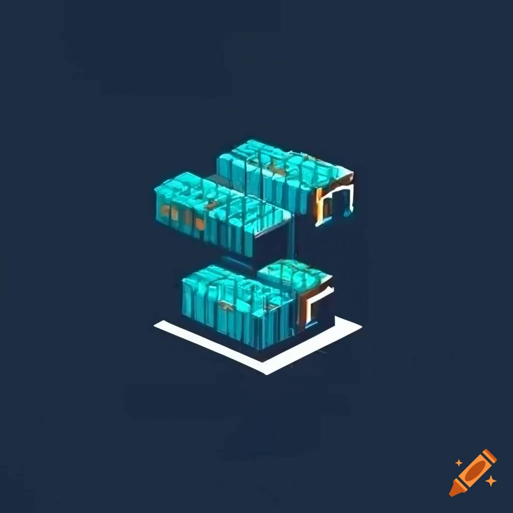 Warehouse stock levels logo on Craiyon