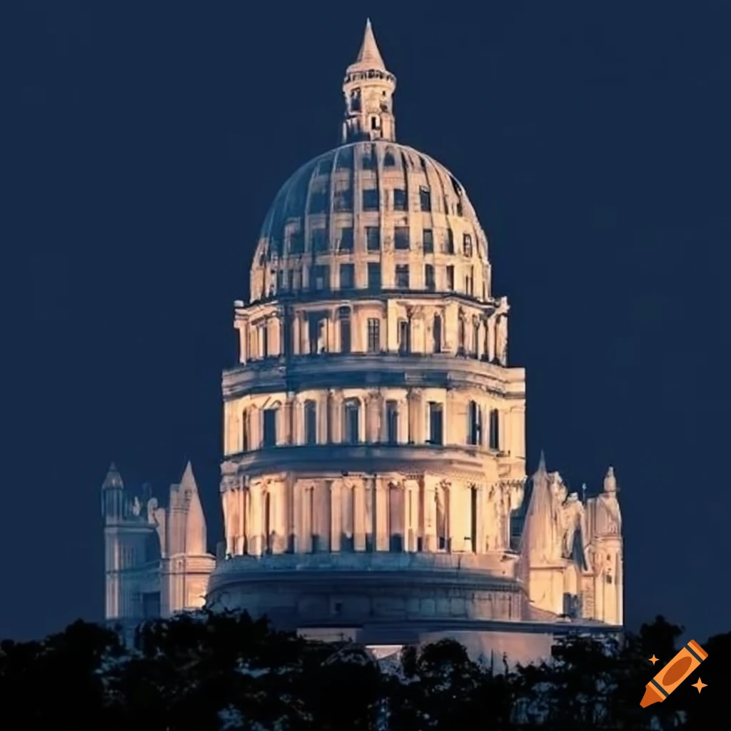 Wisconsin capitol building on Craiyon