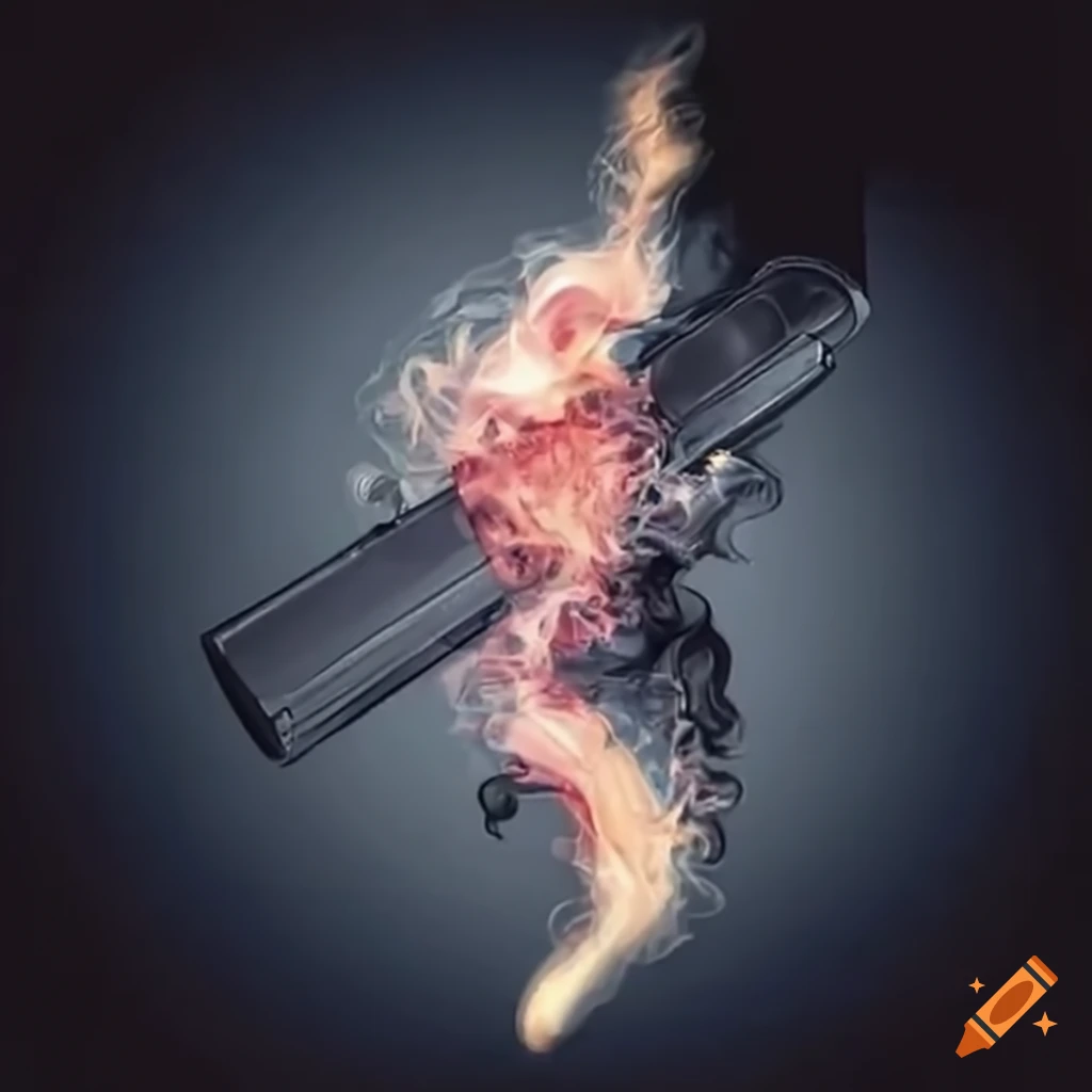 Vape device explosion on Craiyon