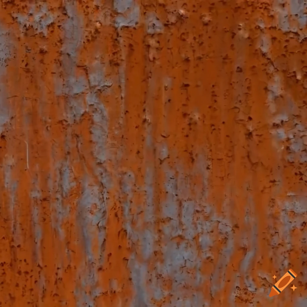 Rusty seamless metal texture on Craiyon