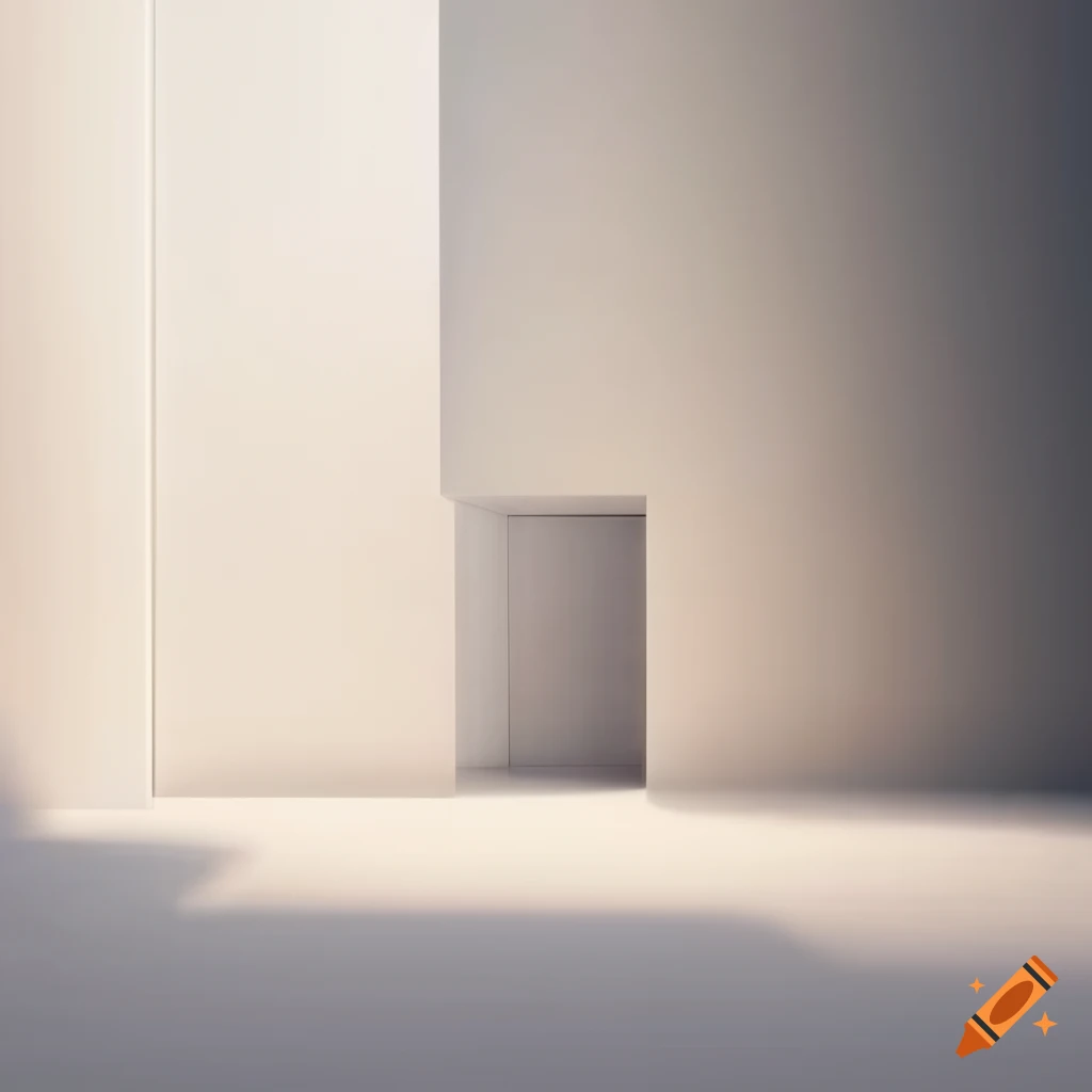 Interlocking minimalist architecture design on Craiyon