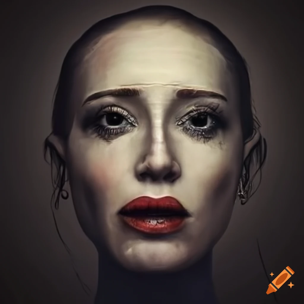 Distorted abstract image on Craiyon