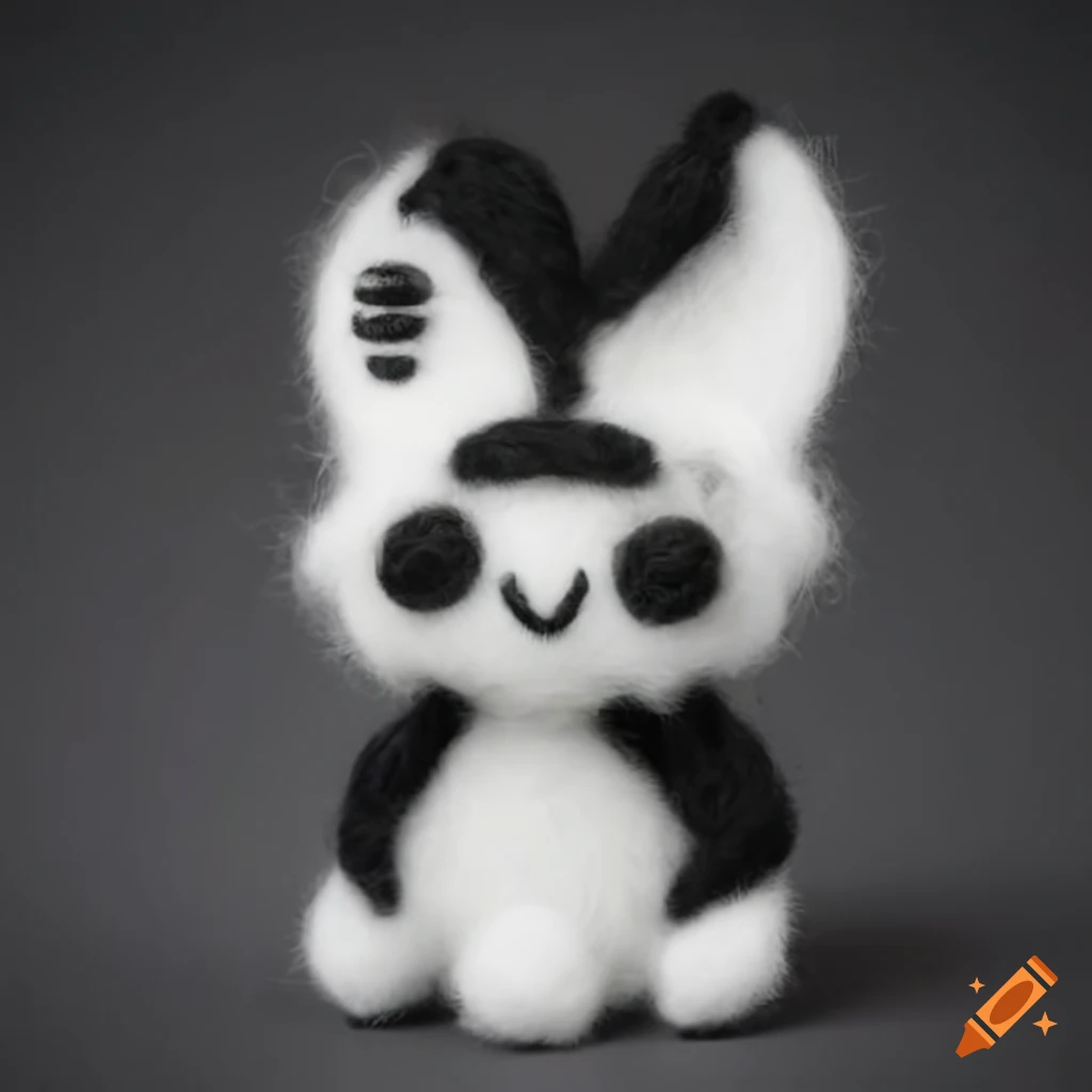 Creatures made of felted wool in intricate clothing designs on Craiyon