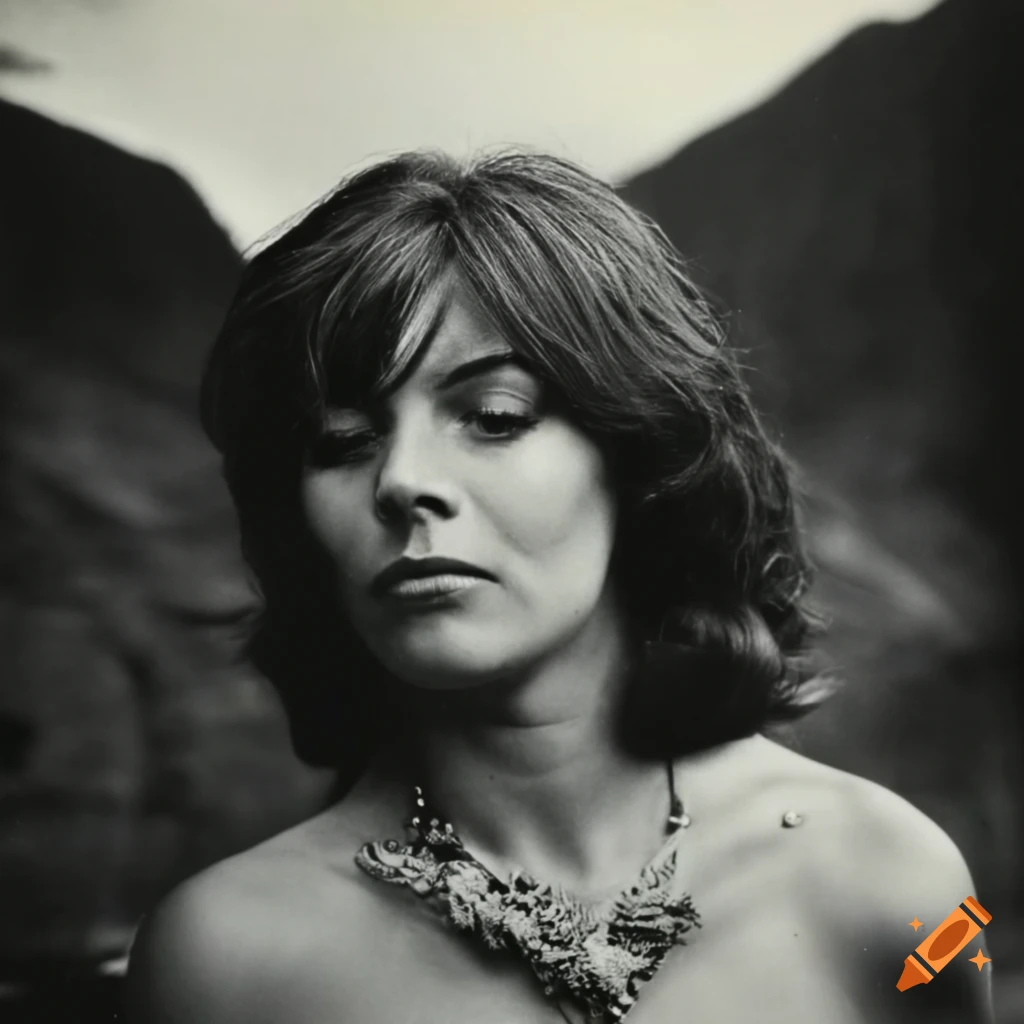 Actress claire lodge in birds in peru (1968) film scene on Craiyon