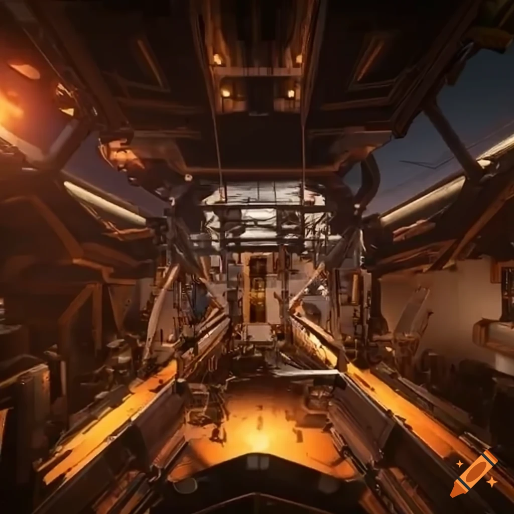 Satisfactory constructor on Craiyon