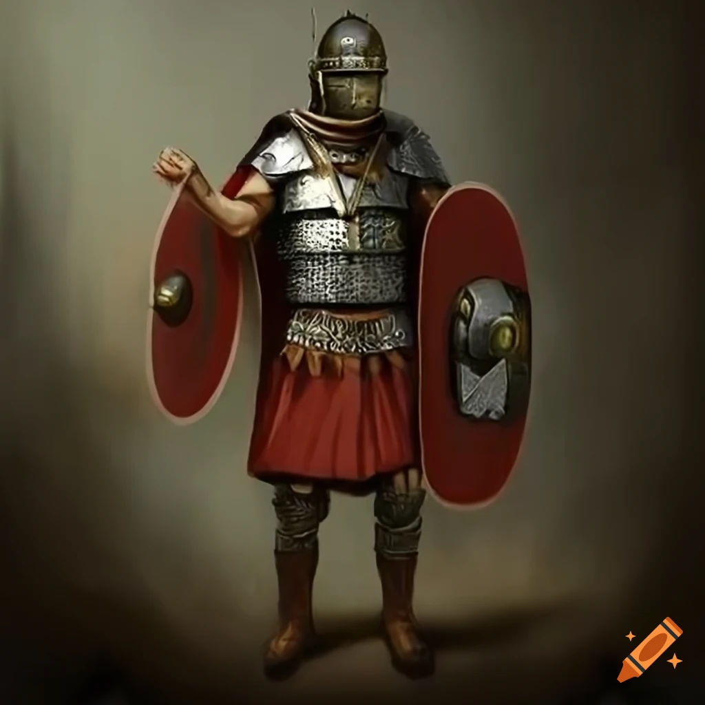 Fantasy roman legionary soldier on Craiyon
