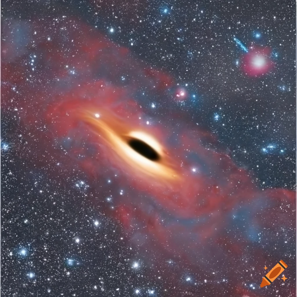 Supernova black hole on Craiyon