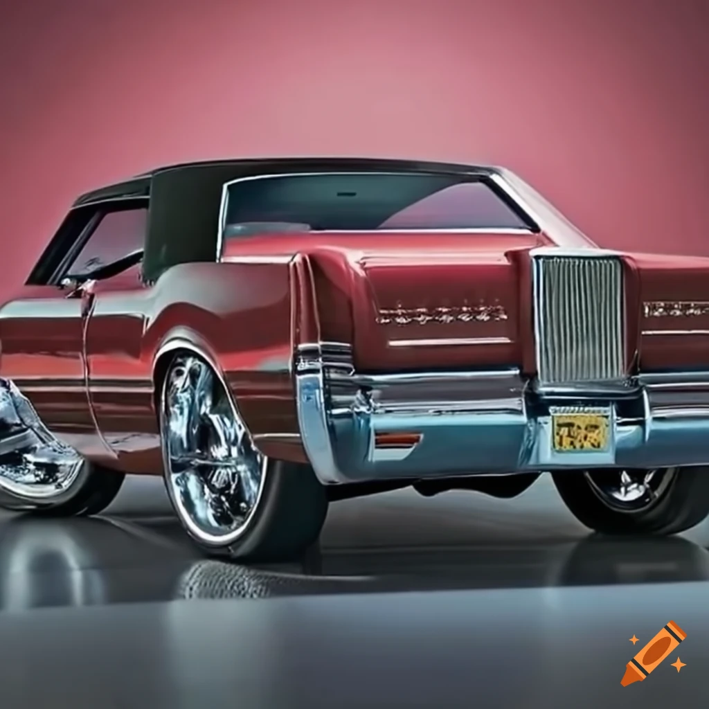 1970s lincoln coupe restomod on Craiyon