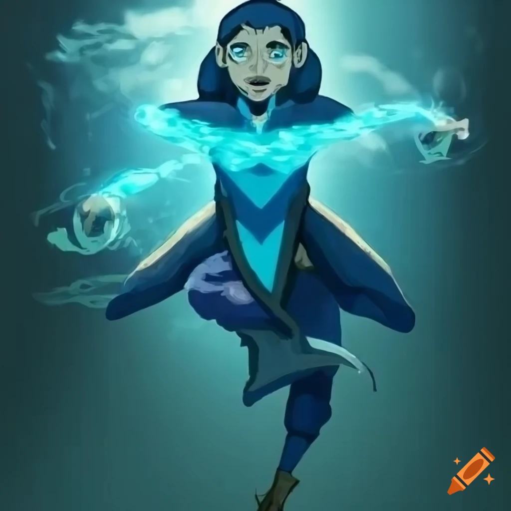 Water element concept art inspired by avatar: the last airbender on Craiyon