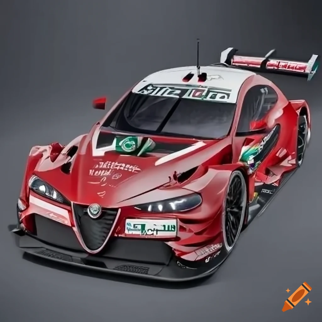 2023 alfa romeo dtm racing car on Craiyon