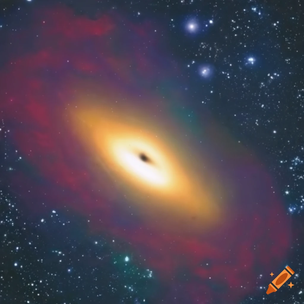 Supernova black hole on Craiyon