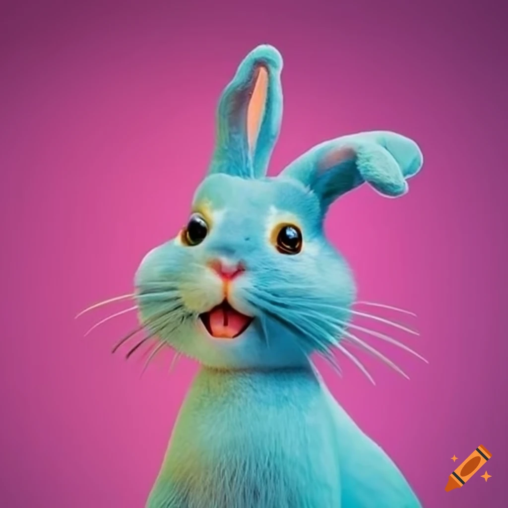 Very happy bunny on Craiyon