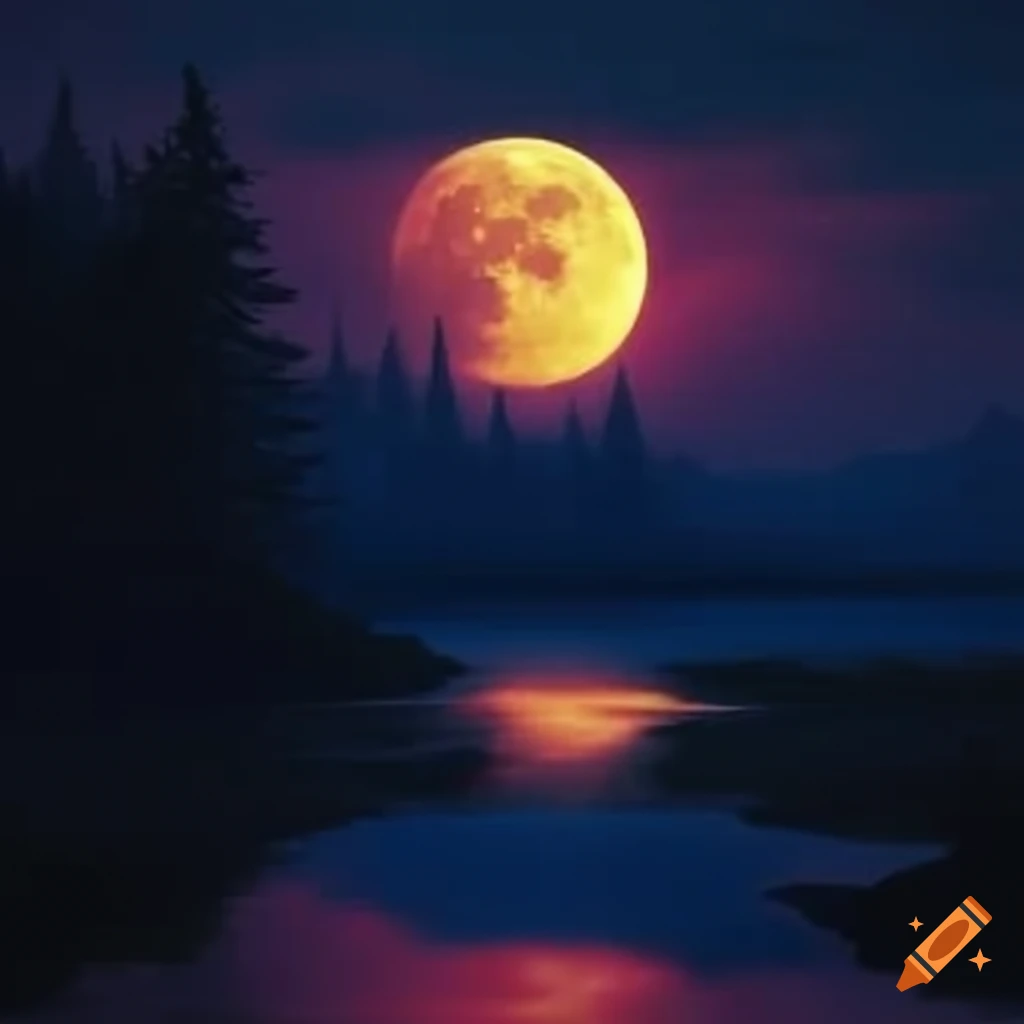 Twilight moon on Craiyon
