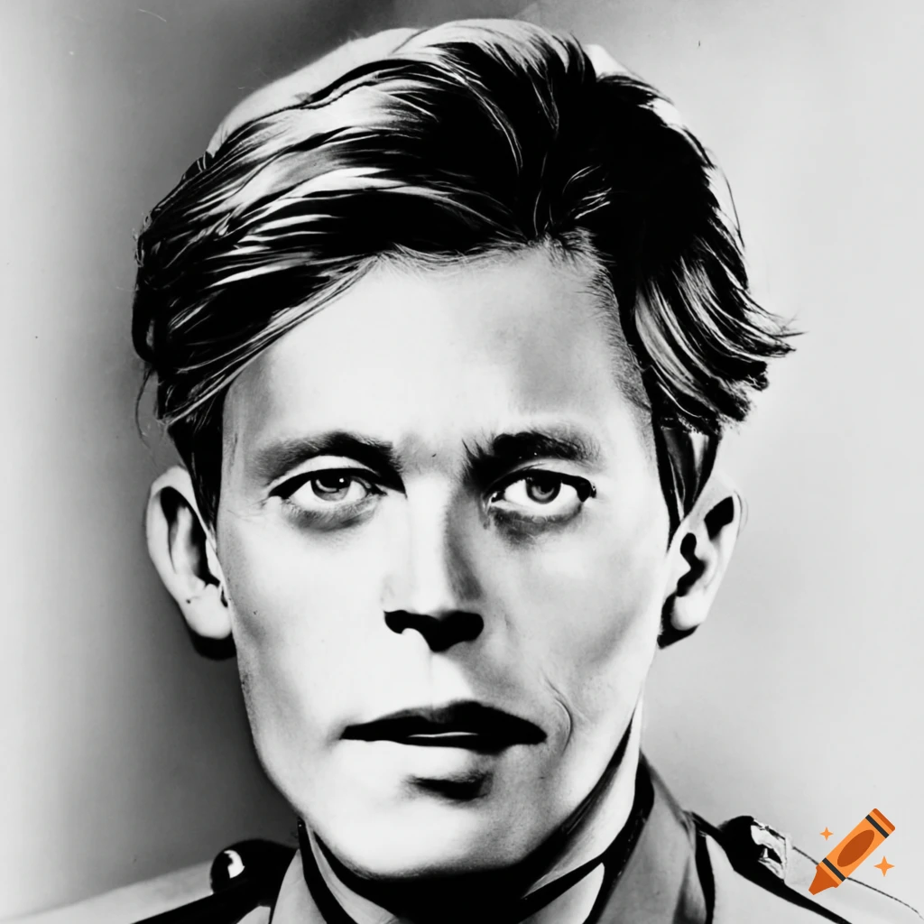 Portrait of Colonel Jacob Shaw, 30 years old, 1972, Britain on Craiyon