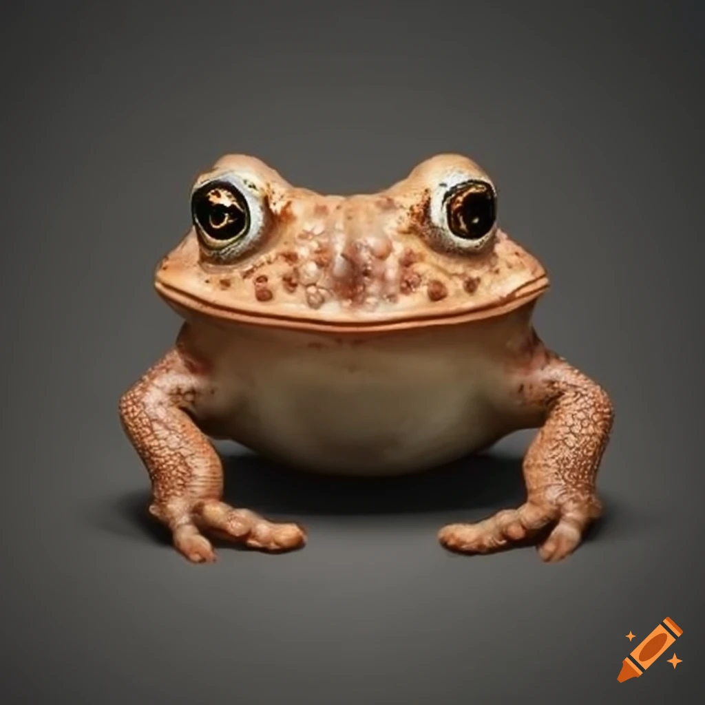 Head with legs toad on Craiyon