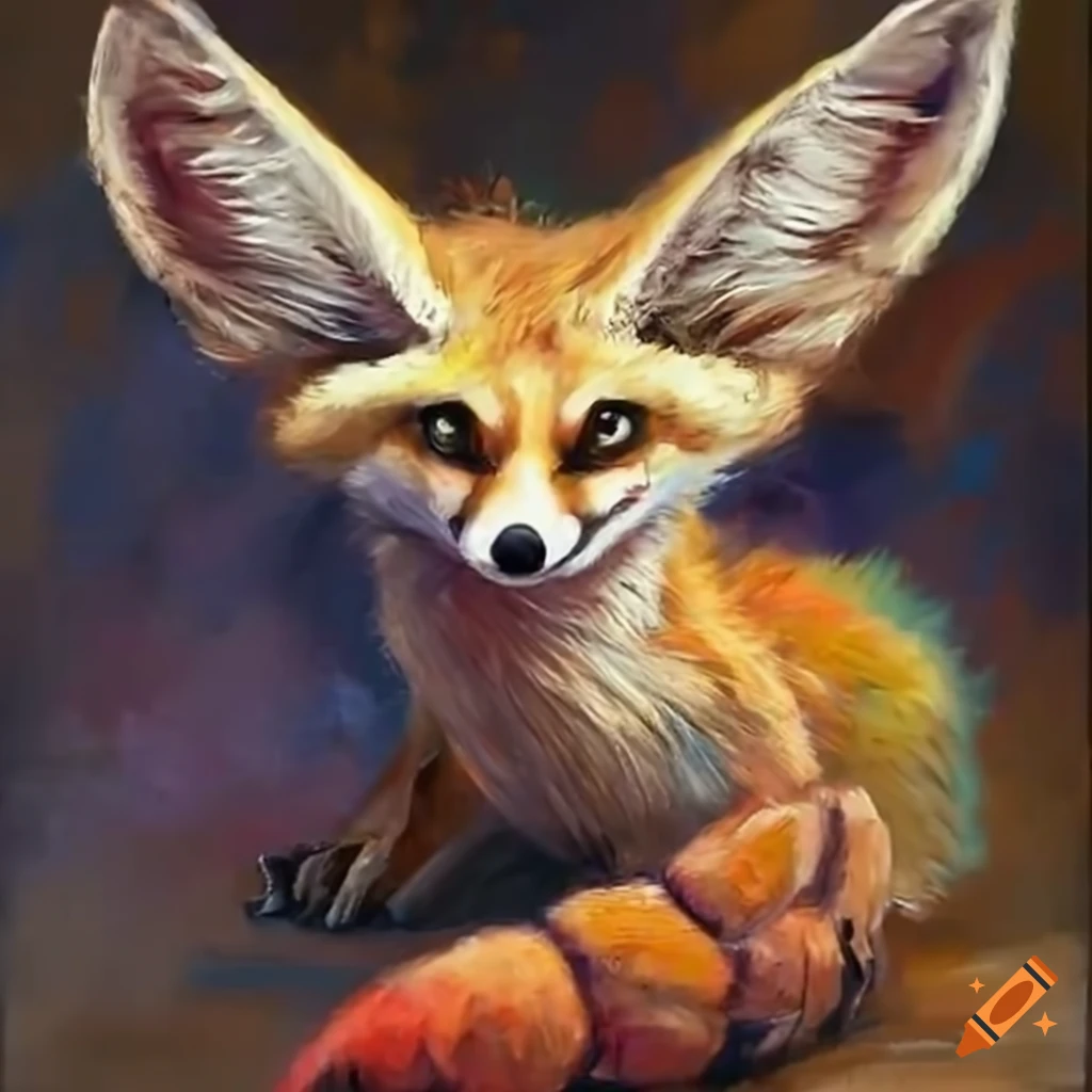 Scorpion and fennec fox hybrid creature on Craiyon