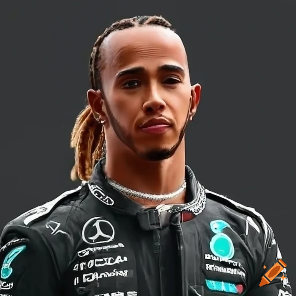 Lewis hamilton in a crop top on Craiyon