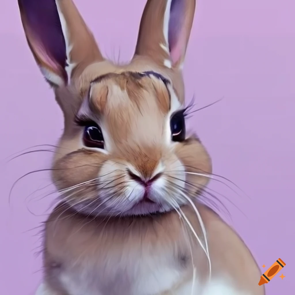 Cute female rabbit fursona on Craiyon