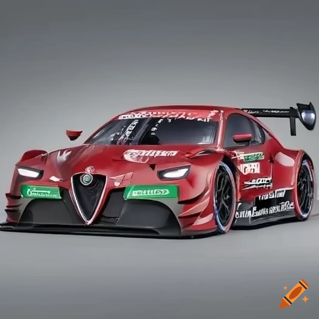 2023 alfa romeo dtm racing car on Craiyon