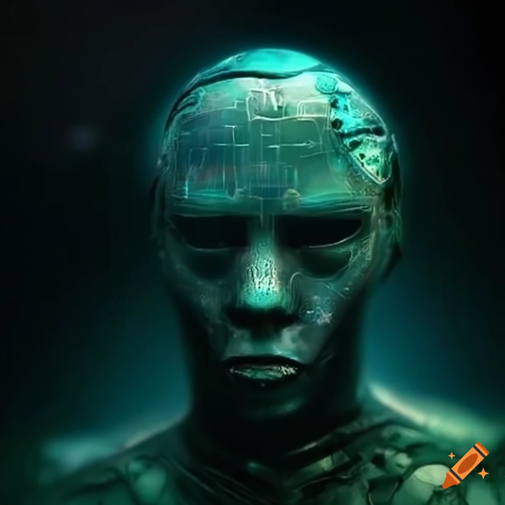 Macro biopunk insect in a futuristic world on Craiyon