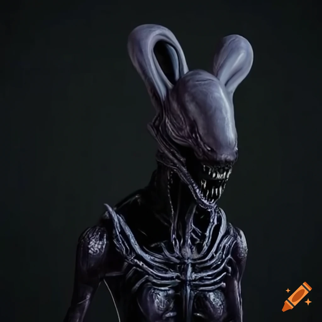 Creative easter bunny xenomorph inspired by alien movie characters on ...