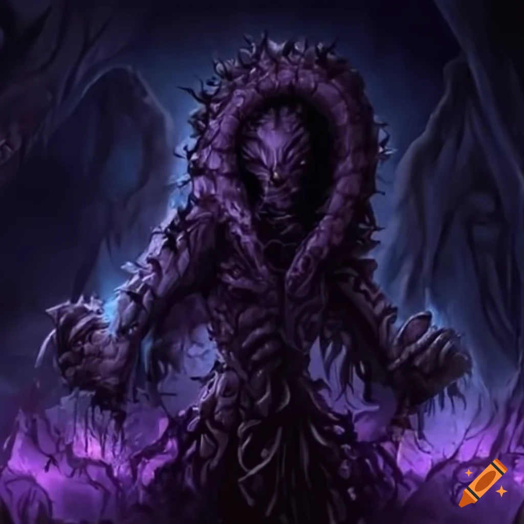 Domain expansion: horrific void of dreaded night on Craiyon