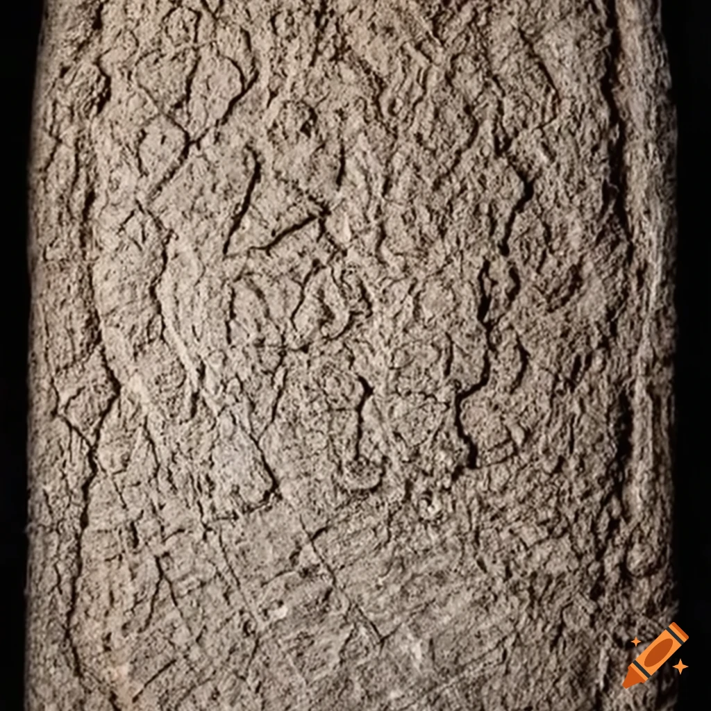 Stone tablet with a computer command prompt on Craiyon