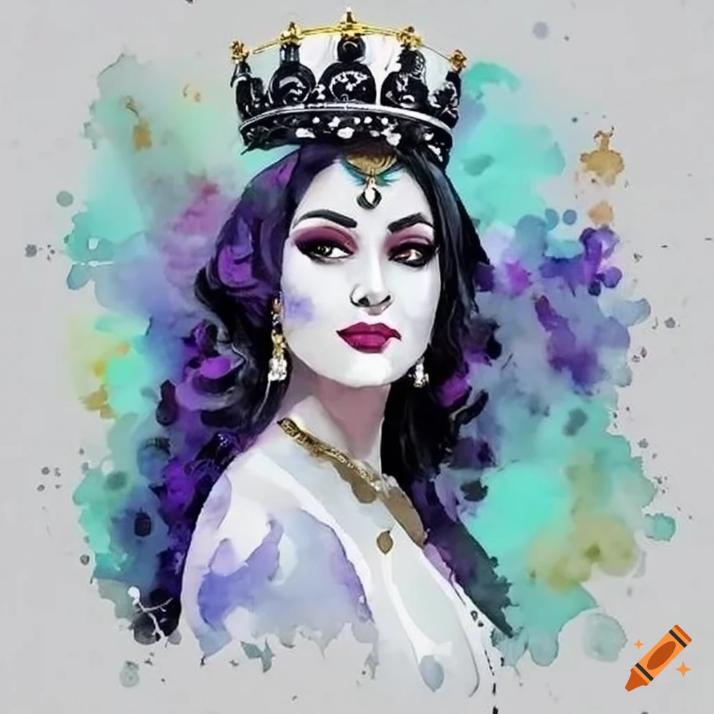 Sheherazade captivating Sultan Schahriar in an opulent palace on Craiyon