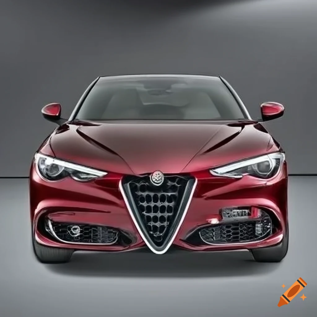 2018 alfa romeo luxury sedan on Craiyon