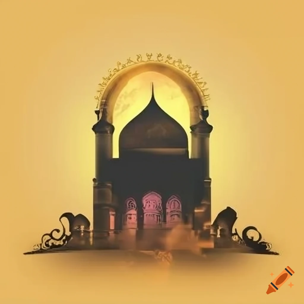 Arabian beauty soap logo with ancient muslim era elements on Craiyon