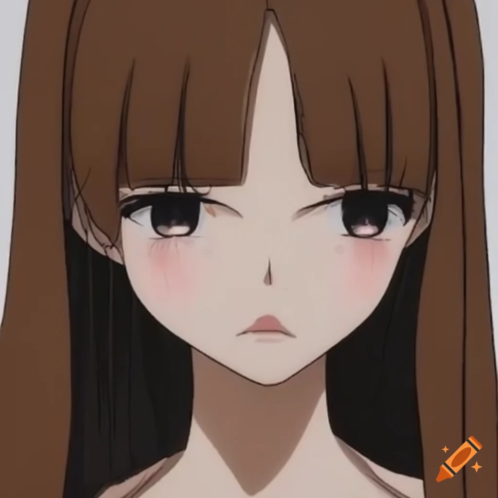 Sad anime brown girl on Craiyon