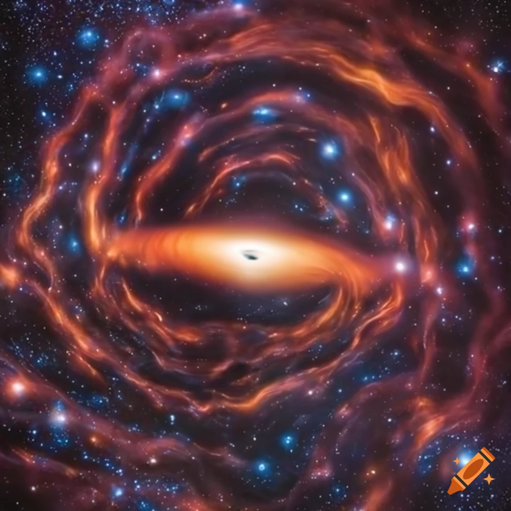 Supernova black hole on Craiyon