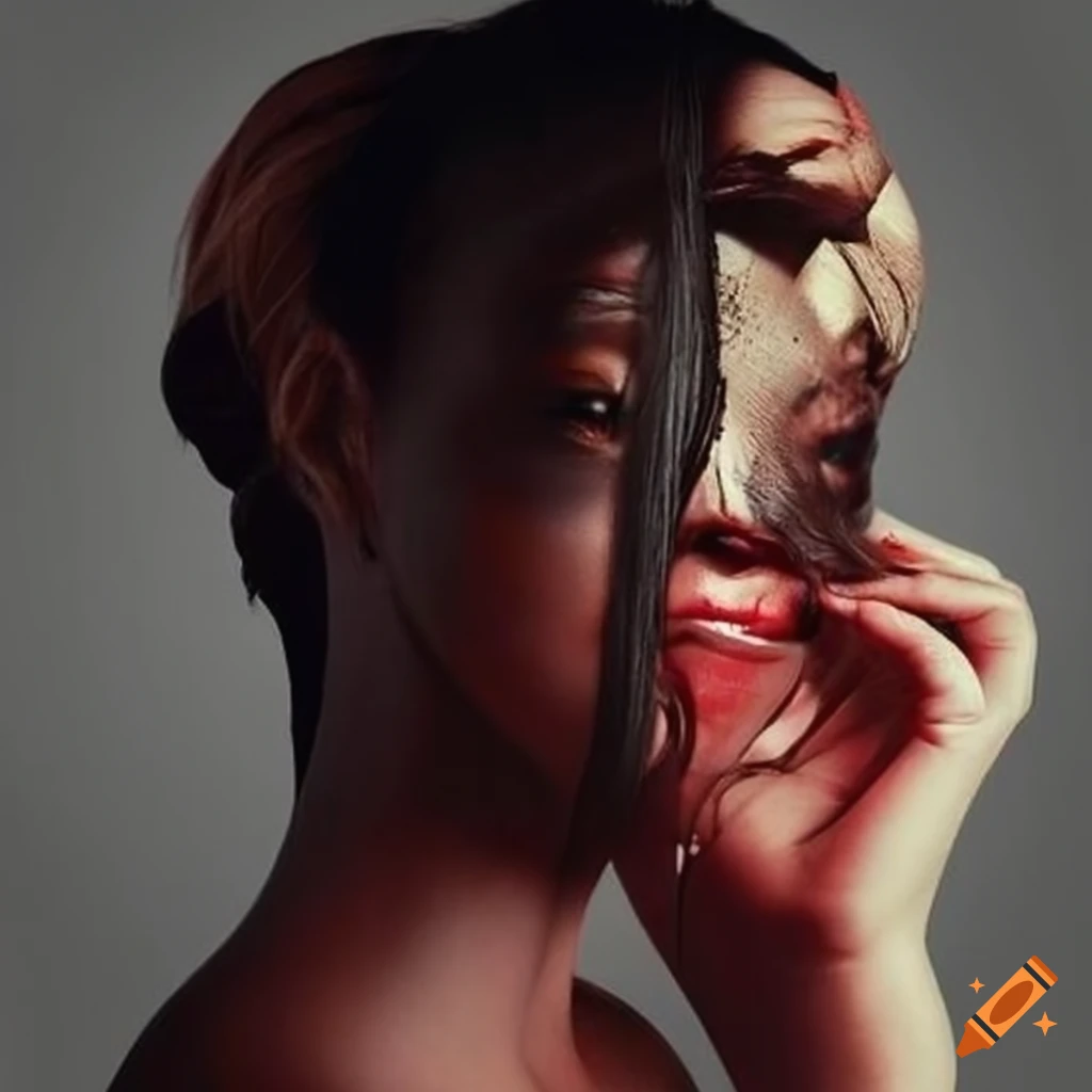 Model showcasing unique features on Craiyon