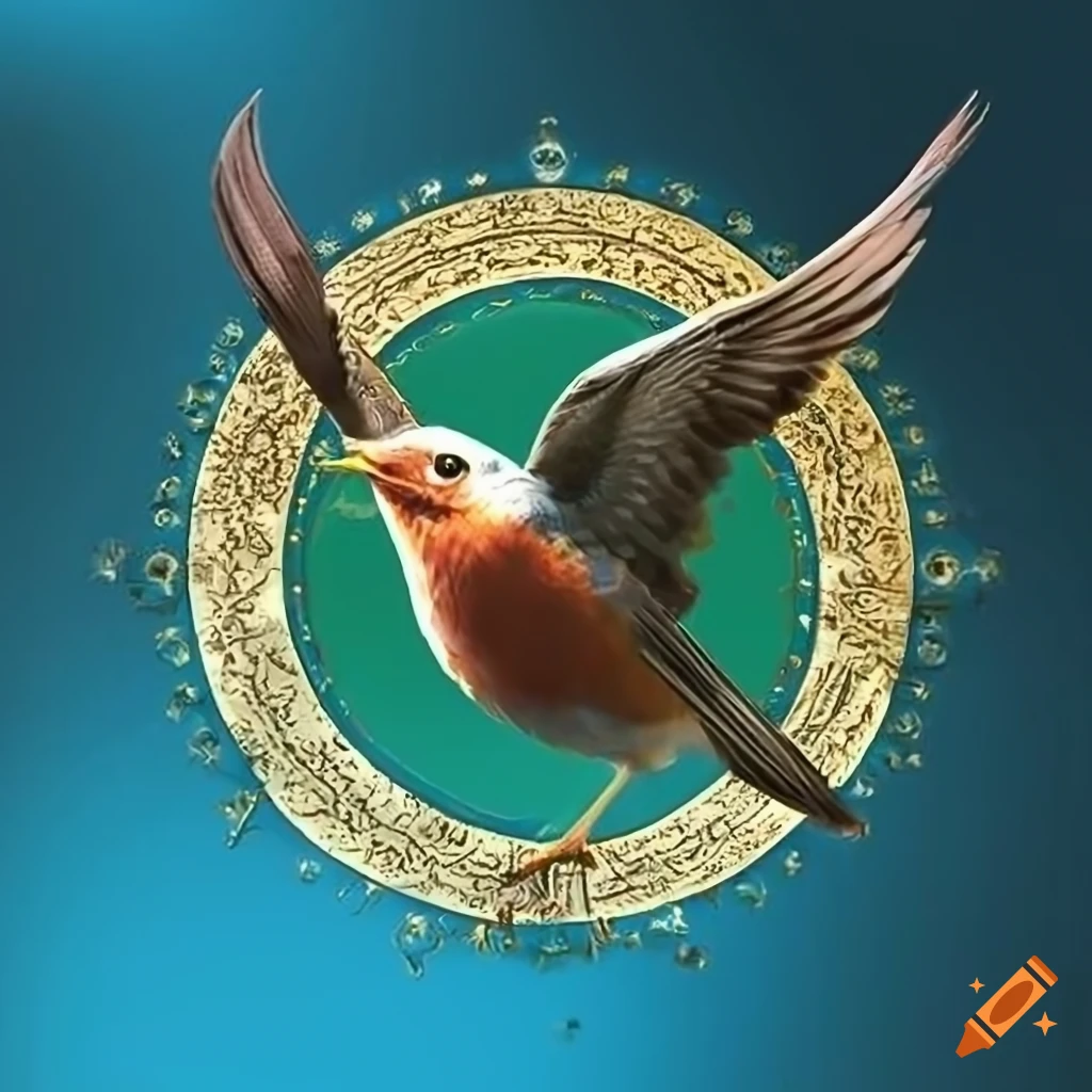 Flag of the fictional country of Robinshire featuring a majestic robin ...