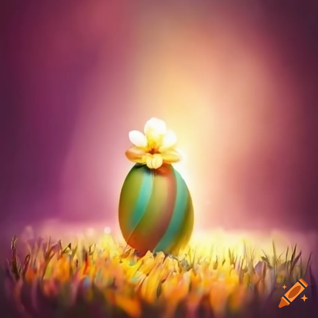 Beautiful easter card on Craiyon