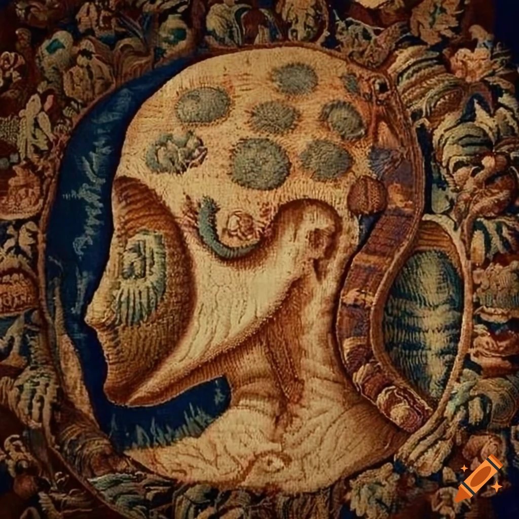 Organic life tapestry art with emotive composition and lighting on Craiyon